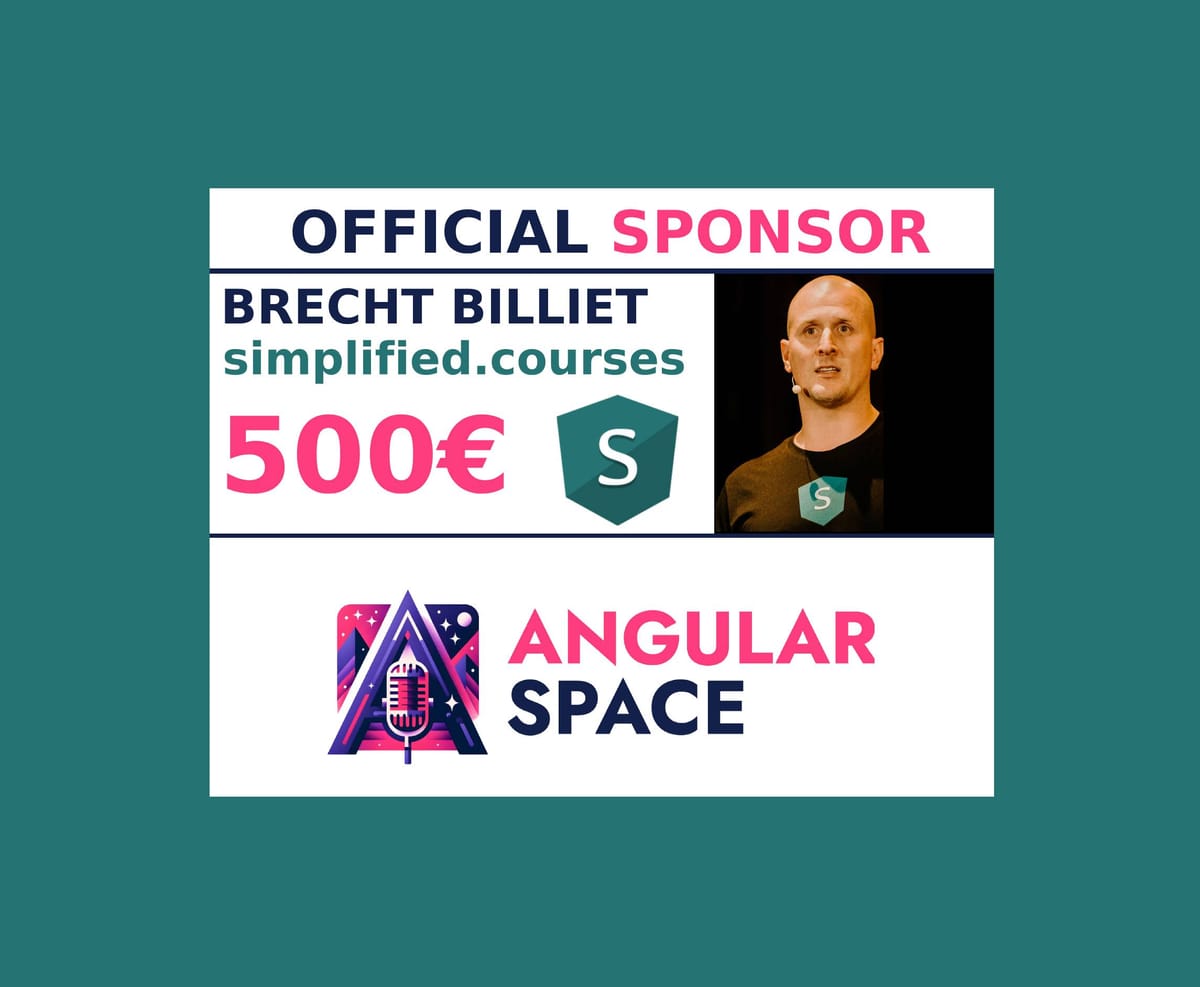 We have a first SPONSOR!