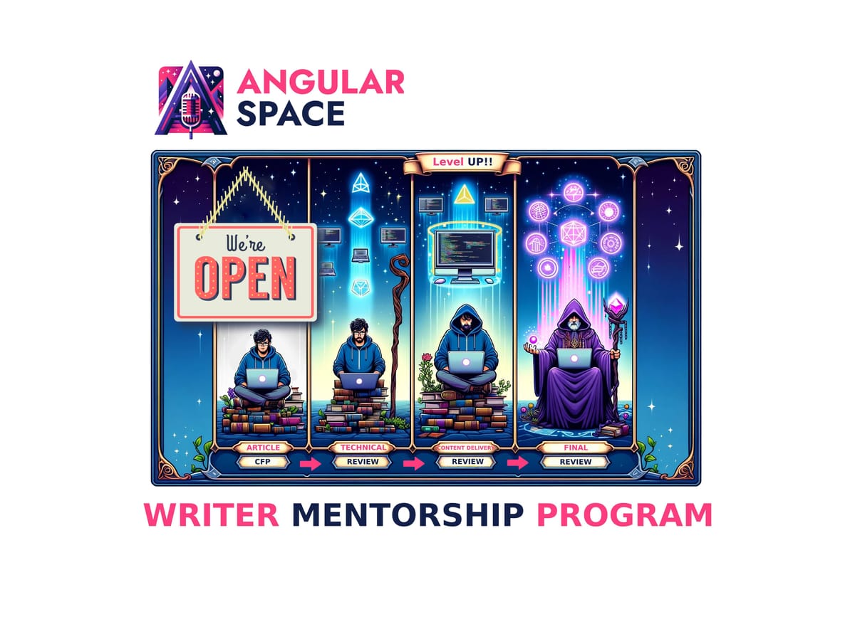 Apply to join Angular Space Mentorship Program Apply to join Angular Space Mentorship Program