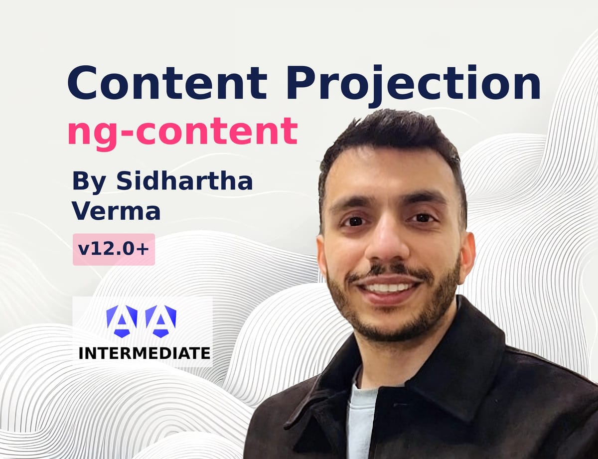 Content projection using ng-content