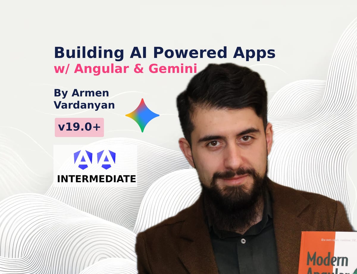 Building AI-powered apps with Angular and Gemini