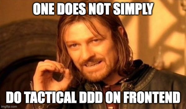 You're misunderstanding DDD in Angular (and Frontend) You're misunderstanding DDD in Angular (and Frontend)